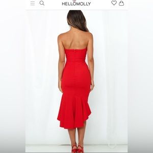 Hello Molly | Dresses | Hello Molly Red Cocktail Dress | Poshmark